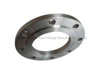 China 125NB Flat Welding Flange P265GH PN25 PN16 , SCH 80 MS Slip On Flanges Black Paint for sale
