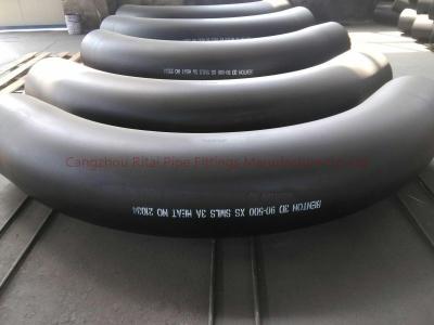 China Black 3D 10D Seamless 5D Pipe Bends WPB 90 Degree Steel Pipe Elbow for sale