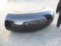 China MSS SP44 Black Steel Welded Elbow JIS B2220 XXS Large Diameter Pipe Fittings 48'' STD for sale
