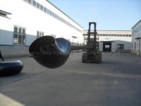 China MSS SP44 Black Steel Welded Elbow JIS B2220 XXS Large Diameter Pipe Fittings 48'' STD for sale