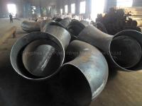 China A105 Large Diameter Steel Pipe Fittings EN1092 48 Inch 90 Degree Elbow Bend Longitudinal for sale