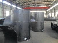 China A105 Large Diameter Steel Pipe Fittings EN1092 48 Inch 90 Degree Elbow Bend Longitudinal for sale