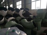 China ASTM B16.9 Large Pipe Elbows Carbon Steel Round Beveled Ends 90 Degree Elbow Fitting for sale