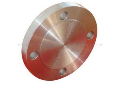 China ASTM A105 6 Inch Steel Pipe Flange Class 2500 , Galvanized Blind Flange Forged RTJ for sale