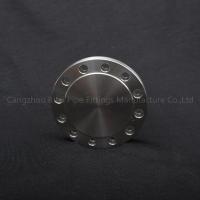 China TG A234 Butt Welding Flange Blind ANSI 150 A105 B16.5 Black Lacquered for sale