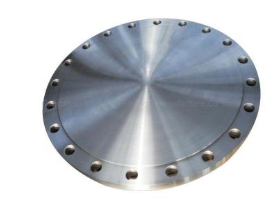 China TG A234 Butt Welding Flange Blind ANSI 150 A105 B16.5 Black Lacquered for sale