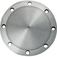China TG A234 Butt Welding Flange Blind ANSI 150 A105 B16.5 Black Lacquered for sale