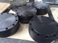 China 300# 600# A105N Mild Steel Blind Flange Back Ring , FF Carbon Steel Plate Flange for sale