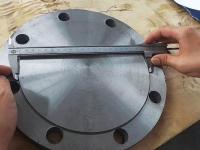 China 300# 600# A105N Mild Steel Blind Flange Back Ring , FF Carbon Steel Plate Flange for sale