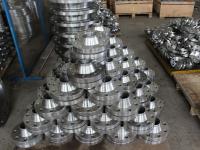 China 150LB Forged Steel Flange Long Welding Neck ASTM A105 A105N Valve Industry for sale