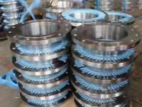 China 150LB Forged Steel Flange Long Welding Neck ASTM A105 A105N Valve Industry for sale