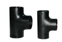 China SCH 40 Equal Pipe Fitting Tee Carbon Steel P235GH ASTM A234 WPB Straight for sale