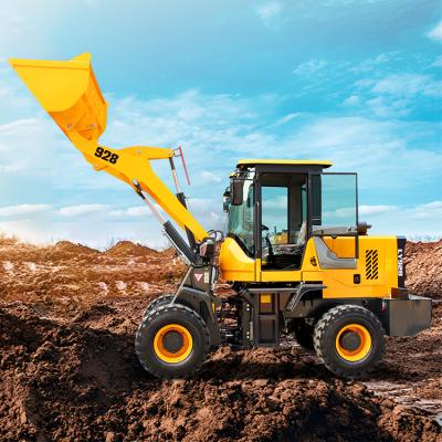 China Earthmoving Machinery Wheel Loader  1.5 Ton Telescopic Loader  Mini Front End Loaders for sale