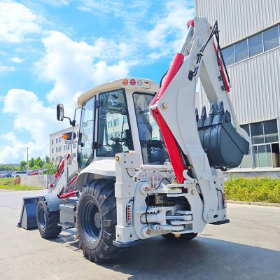 China Chinese Four-wheel Move Backhoe Loader Excavator Small Backhoe Loader with Euro 5 Engine for sale