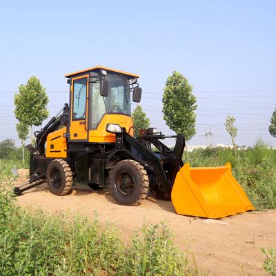 China Free Shipping Backhoe Excavator Loader Tractor New Retroexcavadora Mini Backhoe Loader 4x4 Wheel/Backhoe Loader for sale