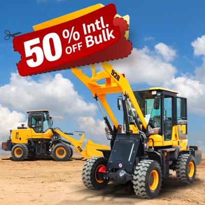 China Compact Boom Loader Mini Radlader Cargador 2 Ton 1.5ton 1.2 Ton 1ton Mini Front End Wheel Loader 928 with AC Joystick for sale