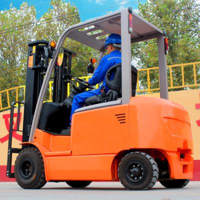 China Shandong Factory Sells Electric Forklifts 1.5 Ton 3 Ton 5 Ton Lifting 3000mm Cheap Forklift with Side Shift for sale