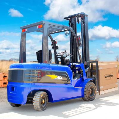 China New Multifunctional Electric Forklift Small Mini 4wd Battery Electric 1 2 3 4 5 Ton Forklift for sale