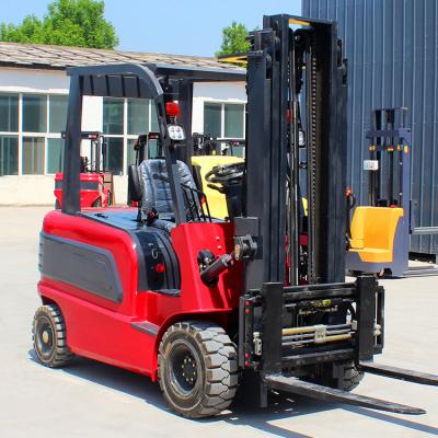 China High Quality 3Ton Self-Loading Electric Forklift Truck 4 Wheel Small Electric Forklift for Factory Warehouse for sale