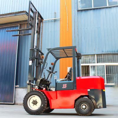 China Factory Wholesale Cheap 1.5ton Telescopic Reach Stacker Forklift Mini Diesel Forklift with Attachments for sale
