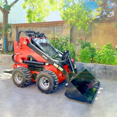 China Free Shipping Operating Weight 380kg 23Hp 27HP Mini Tracked Skid Steer Loader for sale