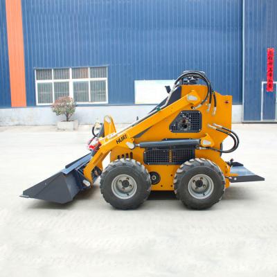 China Factory Price Various Attachment Skid Steer Loader  Wheel Mini Skid Steer Loader with Bucket for sale