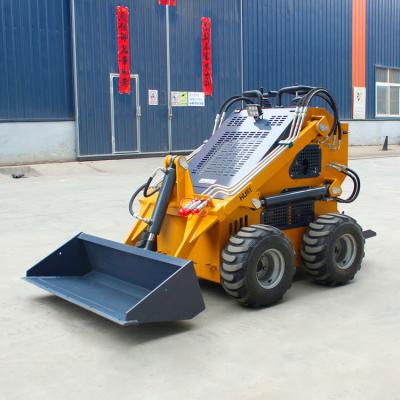 China Cheap Gasoline Wheel Mini Skid Steer Loader with Attachments for Sale Prices for sale