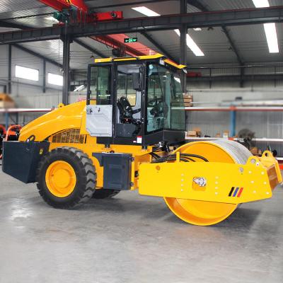 China 10 Ton Steel Wheel Roller Soil Compactor Small Vibratory Road Rollers for sale