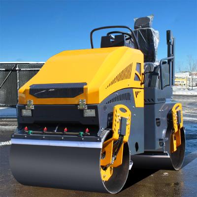 China Construction Machinery Walk Behind Compactor 4ton New Pavement Machinery Vibration Ride on Mini Road Roller for sale