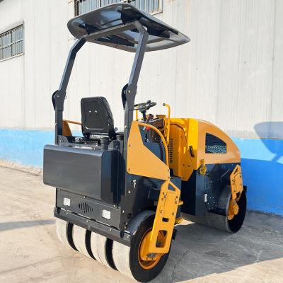 China Mini Asphalt Road Roller Diesel Engine Ride on Mini Small Road Roller Road Compactor for sale