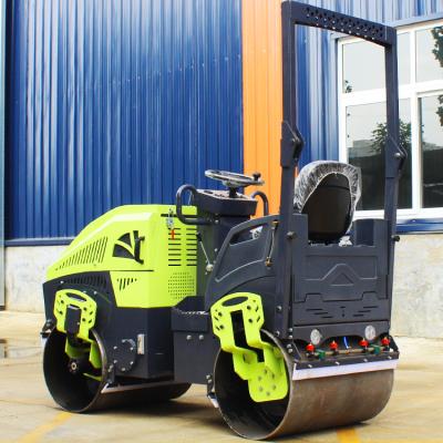 China Mini Pavement Roller Compactor Soil Concrete Asphalt Road Vibratory Roller Compactor for sale