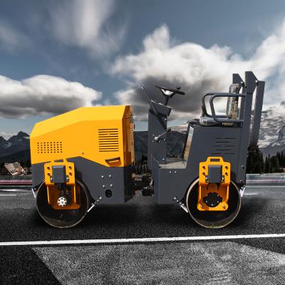 China High Quality 2ton Min Double Drum Roller Vibratory Asphalt Road Roller Compactor for Road Paving for sale