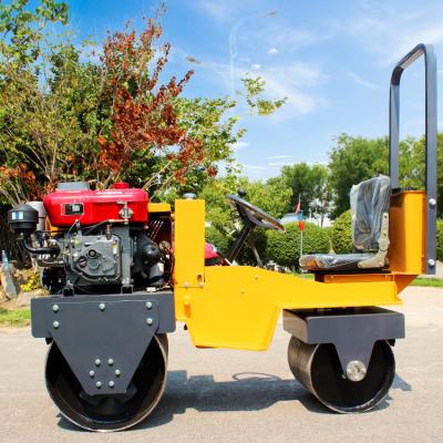 China Hot Sale Small Compactor Roller Vibratory Compactor Double Drum Roller Mini Road Roller Price for sale