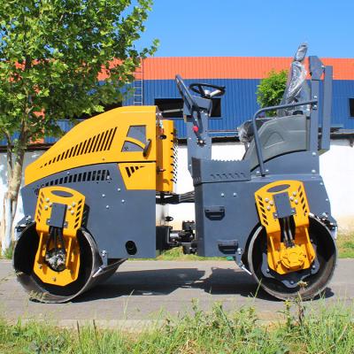 China 3000kg, 3ton, Gasoline Engine/Diesel Engine Ride on Hydraulic Double Drum Vibratory Road Roller for Sale for sale