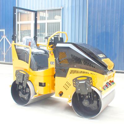 China Professional Factory Price 3000kg Small Ride on Vibratory Road Roller for Sale for sale