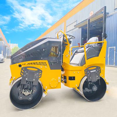 China 3 Ton Diesel Tandem Two Wheel Asphalt Concrete Vibratory Two Wheel Road Roller Price for sale