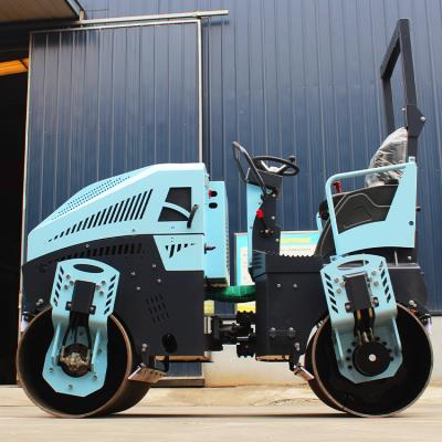China Hot Sale Vibratory Double Drum Roller Road 3ton Light Mini Road Roller Compactor with Price for sale