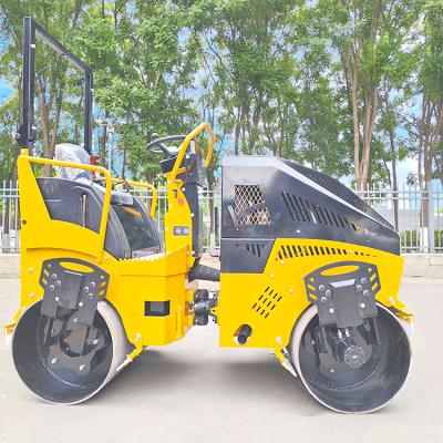 China Factory Supply Ride on 3000kg Vibratory Compactor Mini Road Roller Asphalt Compactor Roller for Road Construction for sale
