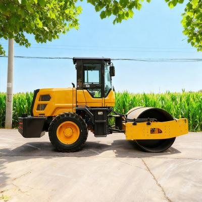 China China 10 to 20 Ton Single Steel Diesel Engine Hydraulic Vibrating Road Roller Construction Equipment with Engine Core Components for sale