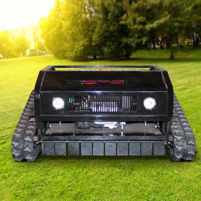 China Free Shipping zero Turn New System Gasoline Grass Cutter Remote Control Wheel Lawn Mower for sale