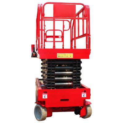 China 6-14m Manual Movable Scissor Lift Hydraulic Mobile Electric Scissor Lift Platform for sale