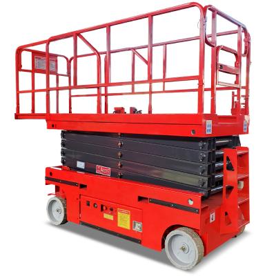 China Battery Powered 220v Mobile Electric Self-Propelled Hydraulic Scissor Lift Platform Table With Good Price for sale