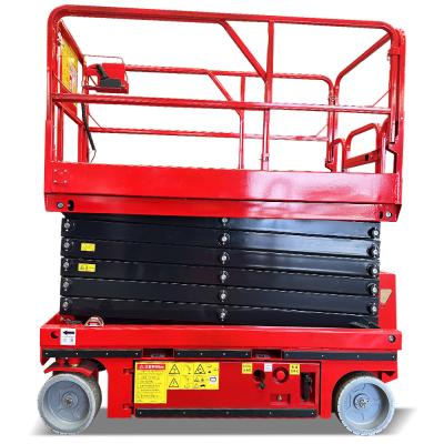 China 6M Mobile Electric Scaffolding Lift Platform for Construction Multiple Modes Foldable Electric Lift Scaffolding Platform for sale