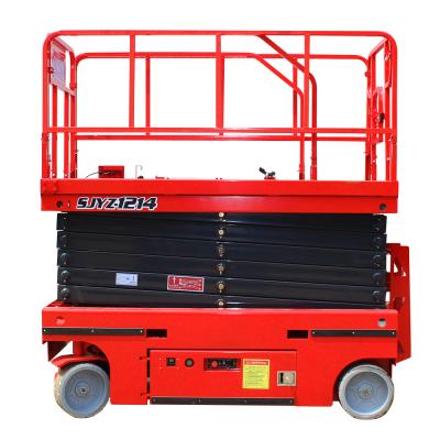 China 12m 6m Electric Lift Platform Fully Electric Working Work Platform for sale