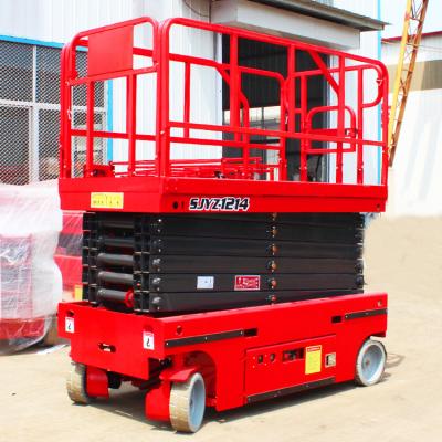 China Self Propelled Hydraulic Mobile Hoist Lifter Crawler Scissor Lift Platform for sale