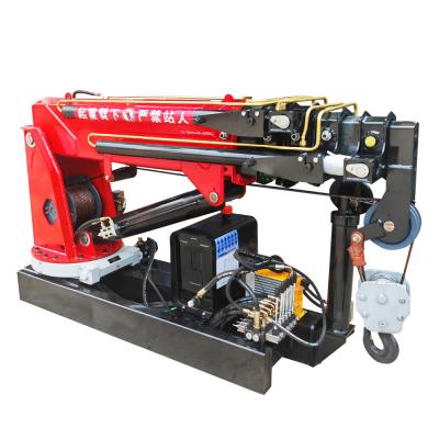 China Factory Price Folding Knuckle Boom Crane with Remote Control Mini  Truck Crane for Sale for sale
