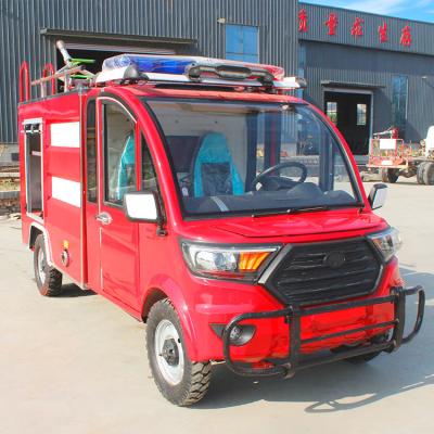 China Electric Fire Truck First Aid Mini Fire Fighting Truck Emergency Truck Fire Patrol Service With High Pressure Hydro Pump for sale