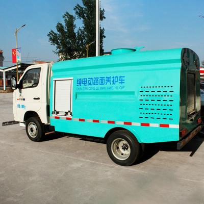 China High Efficiency Road Washing Truck 5KW Electric High Pressure Cleaning Vehicle Watering Cart for sale