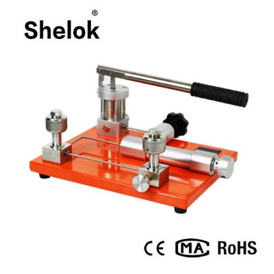 China Benchtop pneumatic pressure calibrator pressure gauge calibration machine for sale