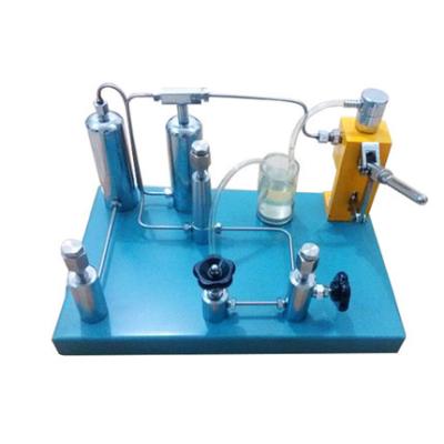 China Hydraulic oxygen gas pressure gauge calibrator calibration standard pressure gauge calibration machine for sale
